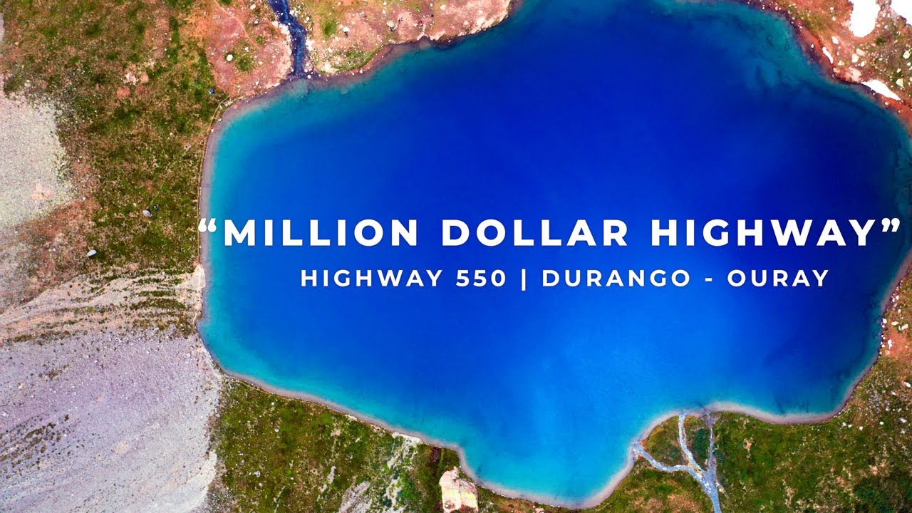 Million Dollar Highway | Highway 550 Durango - Ouray | 4K Drone Video ...