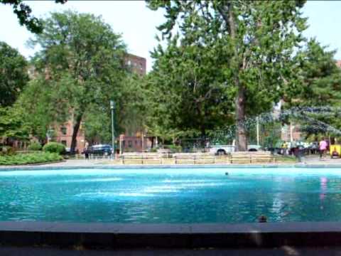Fountain in Parkchester Oval in The Bx - YouTube