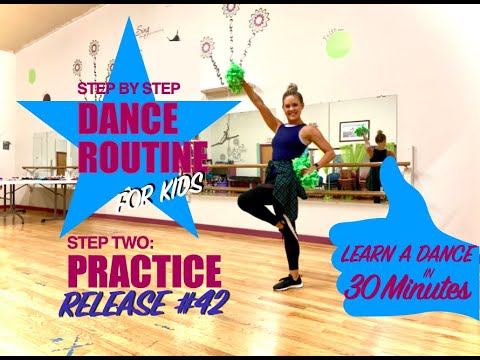 STEP 2- PRACTICE- Master a POM Dance Routine for KIDS: 30 MINUTE STEP ...