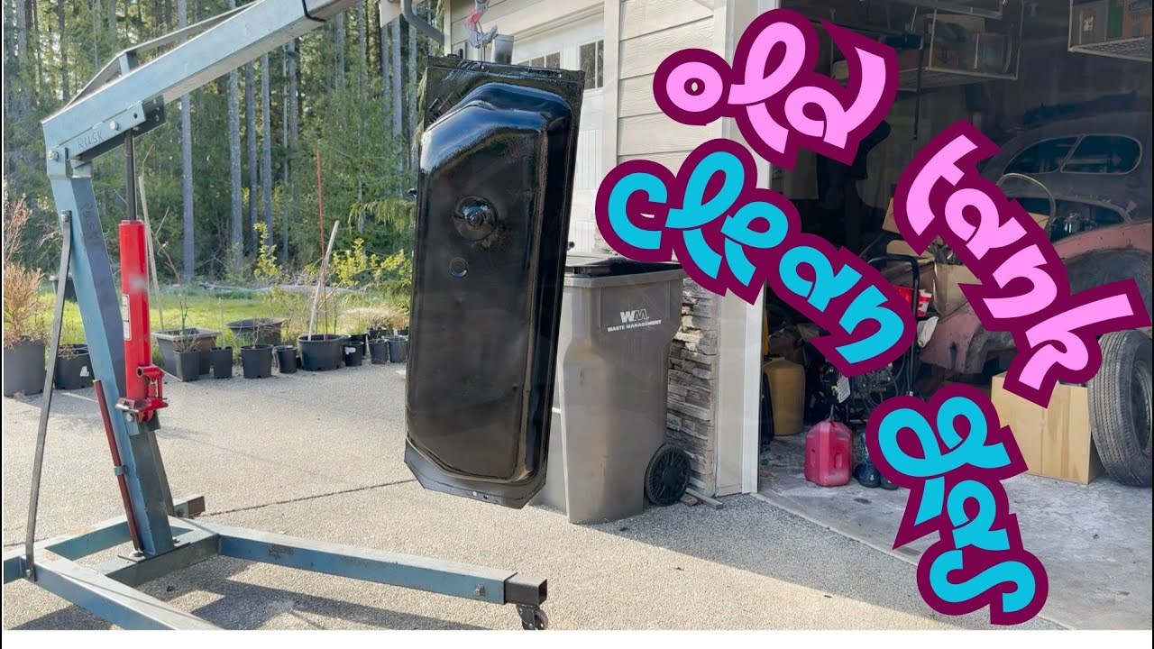 How to restore an original fuel tank..... and make a mess! - YouTube