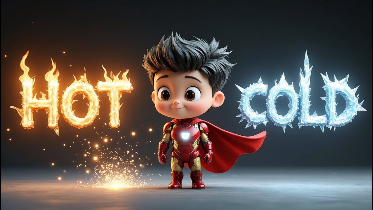 Hot vs Cold | Learn Opposites | Antonyms for Toddlers, Preschoolers and ...