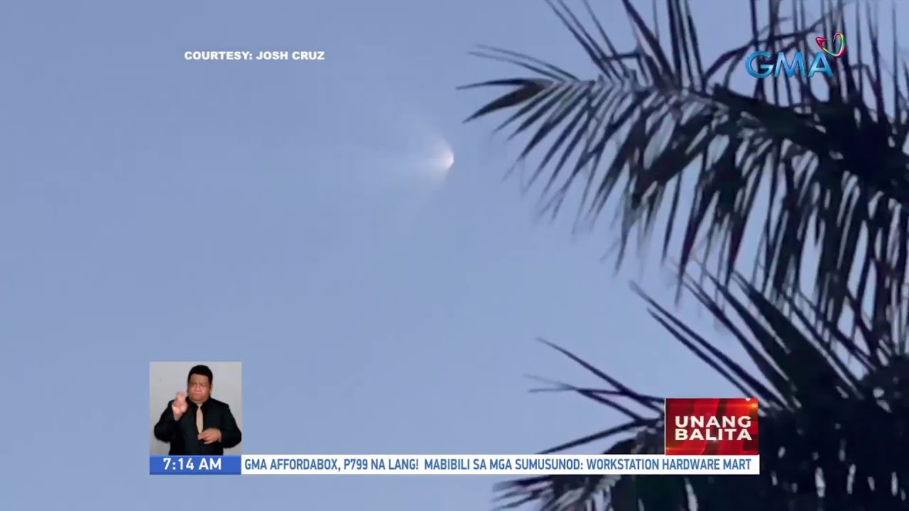 Kakaibang bagay, namataan sa kalangitan ng Bacnotan, La Union | UB ...