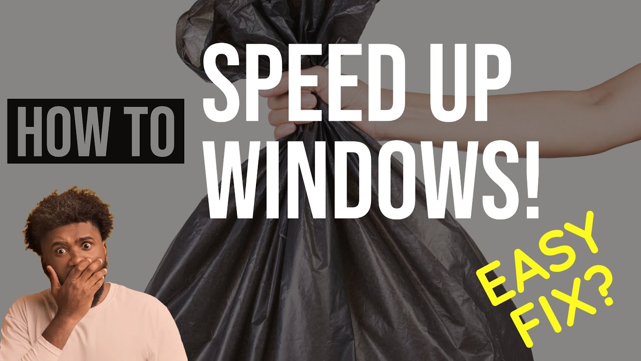 How To make Windows 10 run faster. Easy Fix! - YouTube