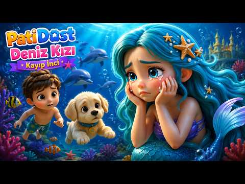 Deniz Kızı 🧜‍♀️ Kayıp İnci 💎 | Pati Dost Eğitici Çocuk Şarkıları