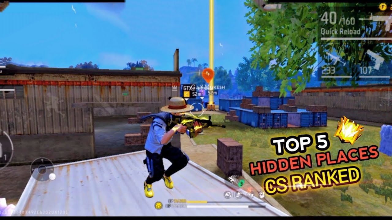 TOP 7 CS RANK HIDDEN PLACES IN BERMUNDA MAP || CS RANK TIPS AND TRICKS ...