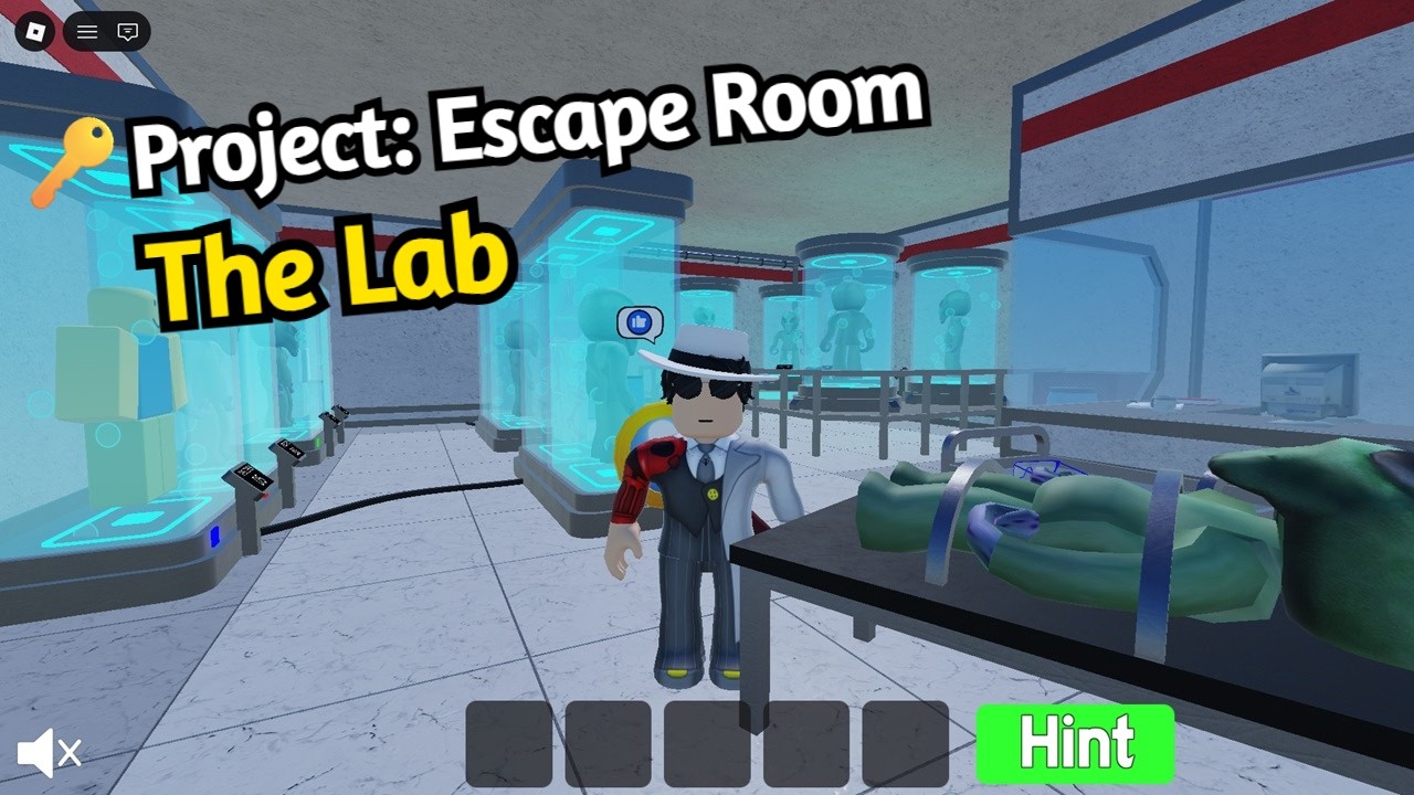 Roblox PROJECT: ESCAPE ROOM LAB Walkthrough (English) - YouTube