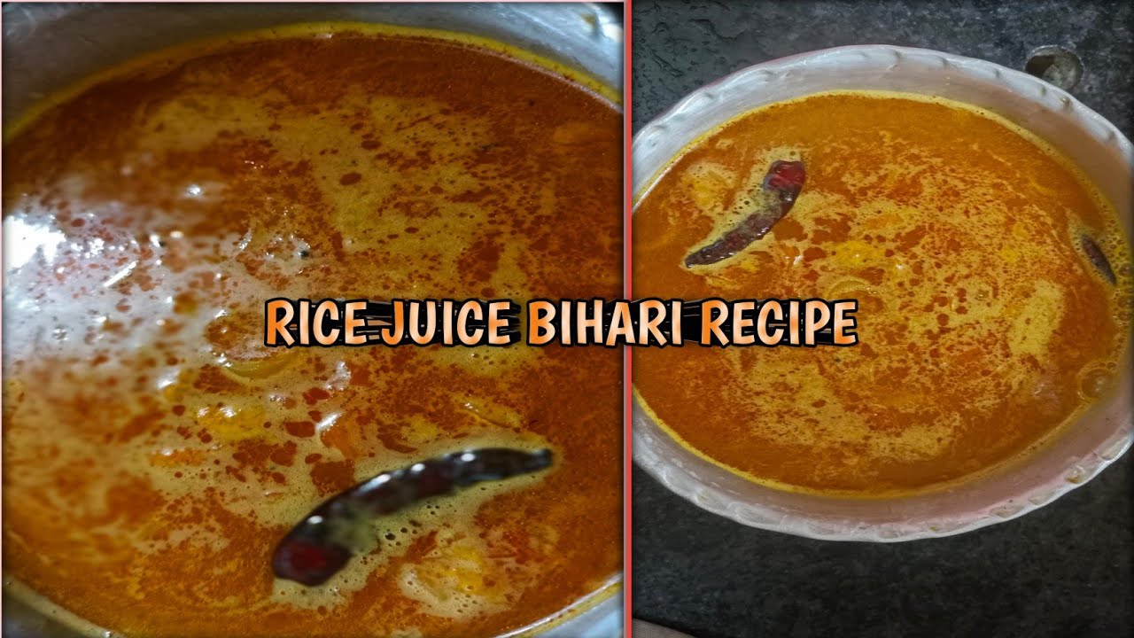 rice juice bihari recipe 🤤 || marer jhol bihari recipe || @simple ...