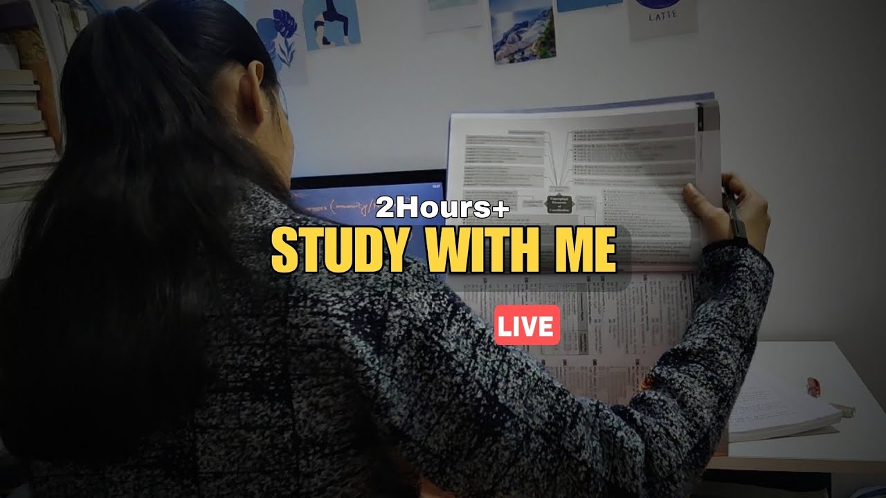 🔴 Live Study with Me | 2 hours. - YouTube