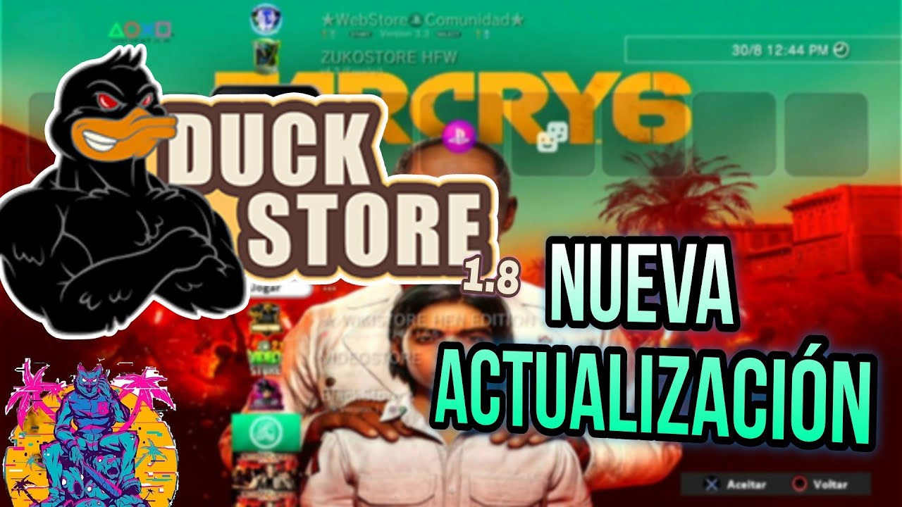 Nueva Versión Tienda DUCK STORE 1.8 para PLAYSTATION 3 HEN 4.90 - YouTube