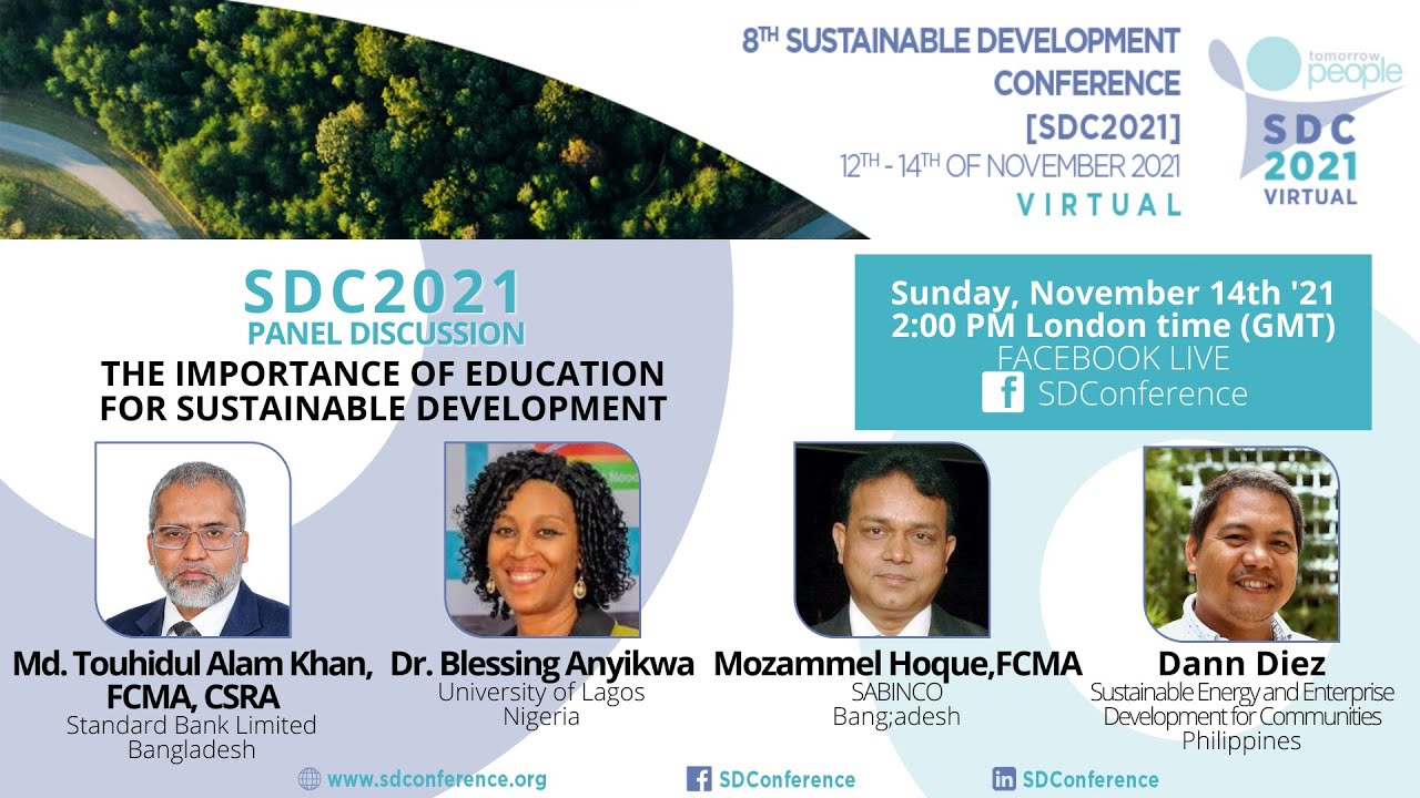 SDC2021 Panel discussion - The Importance of Education for Sustainable ...