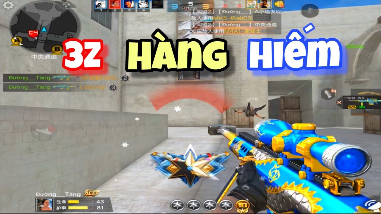 🔥CF Moible/CF Legends : 3Z Chaos Dragon USG Khẩu Sniper Hiếm Nhất CFM ...