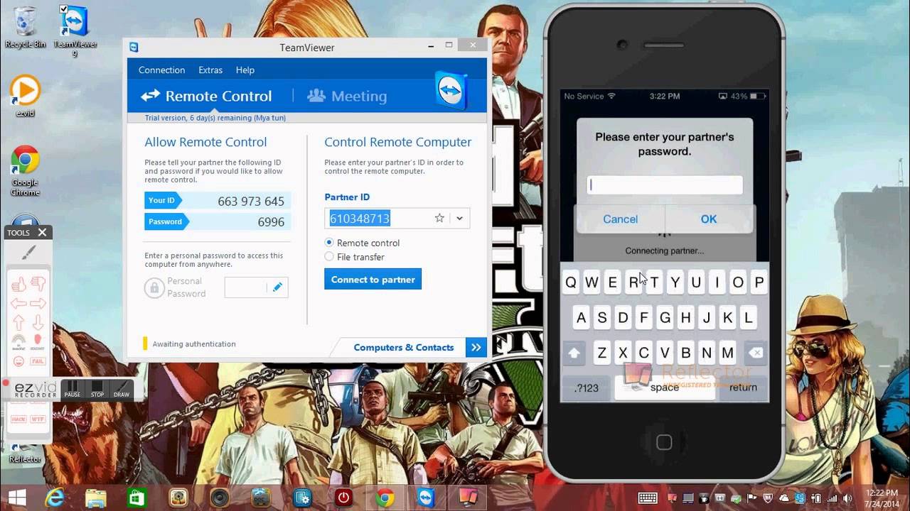 how to control your PC will you with your iPhone - YouTube