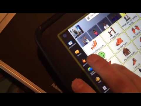 Teen with autism learn a pain language on AAC - YouTube