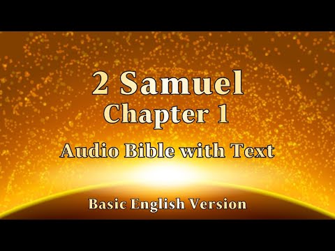 2 Samuel Chapter 1 Audio Bible 사무엘하 1장 성경 보면서 듣기 쉬운영어버전 - YouTube