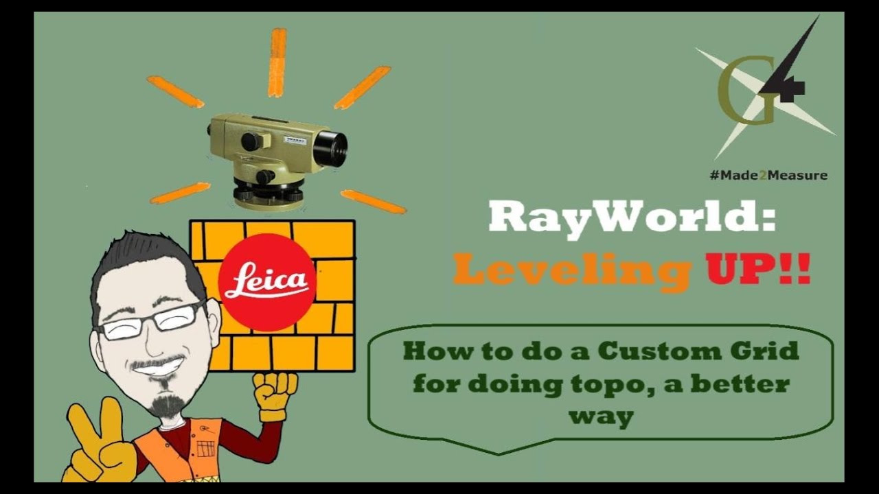 Surveying tip! How to create a very useful grid for TOPO - YouTube
