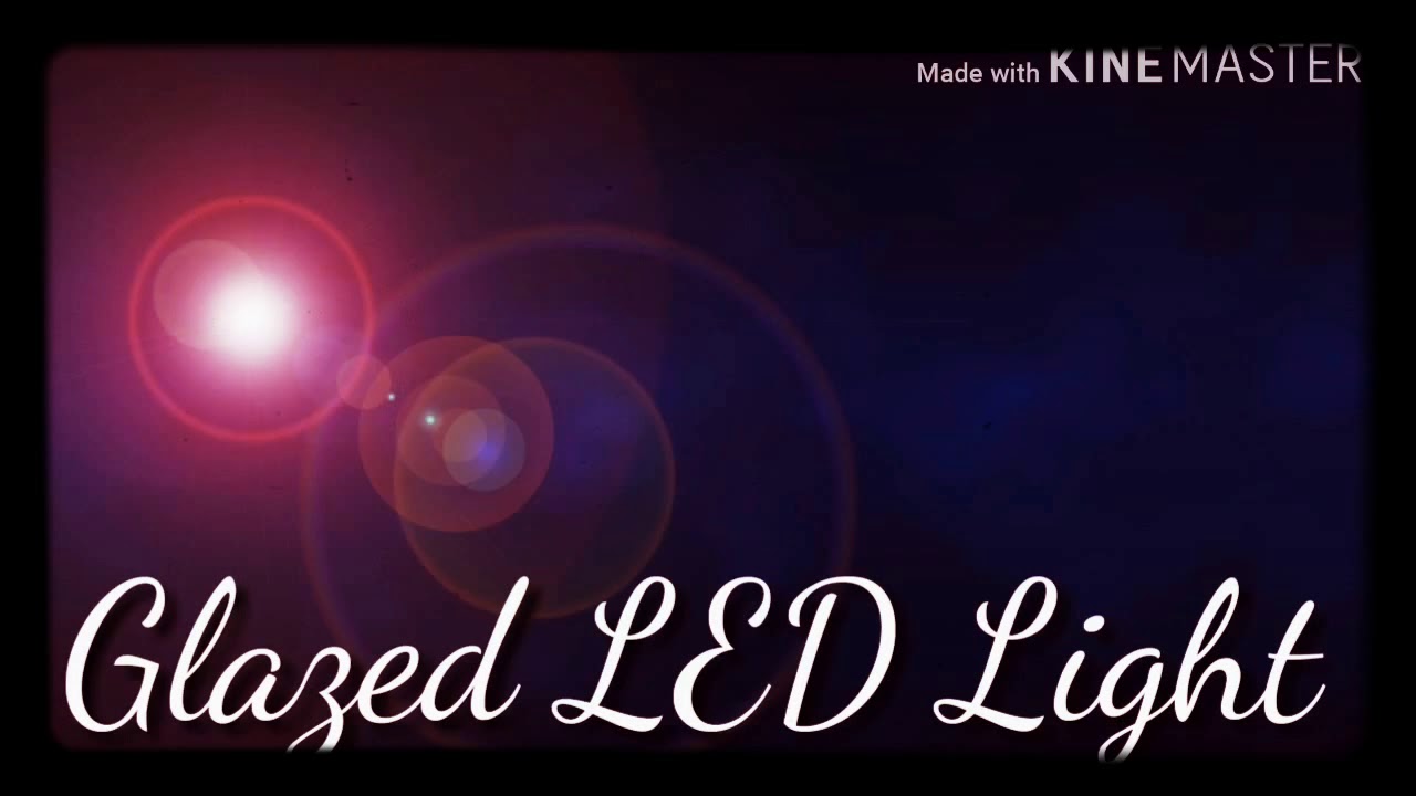 Glazed LED light - YouTube