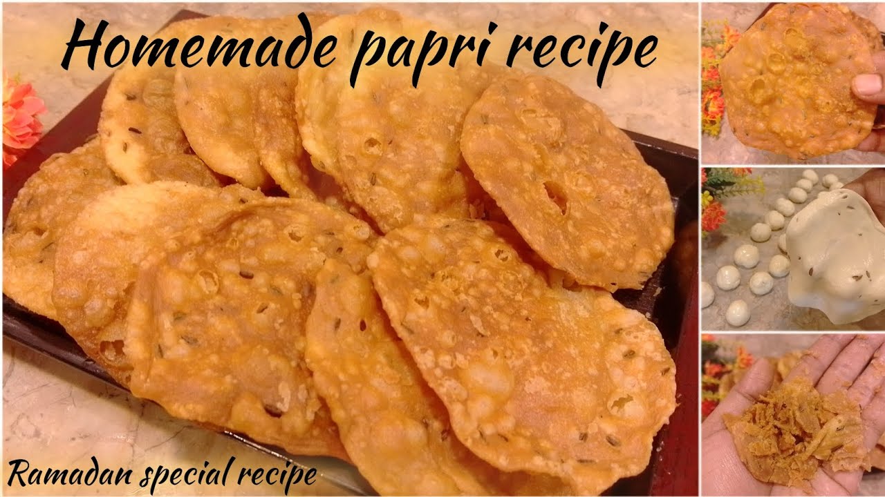 papri recipe 👍| How to make papri at home||Ramadan special homemade ...