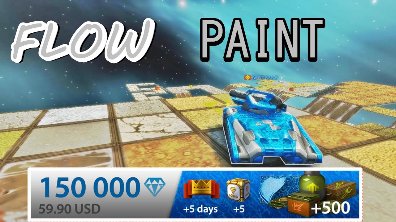 Tanki Online - FLOW PAINT - First Animated Paint 2017 [By Rudemonk ...