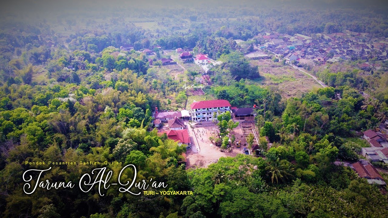 wow indahnya ... PPTQ Taruna Al Quran aerial view - YouTube