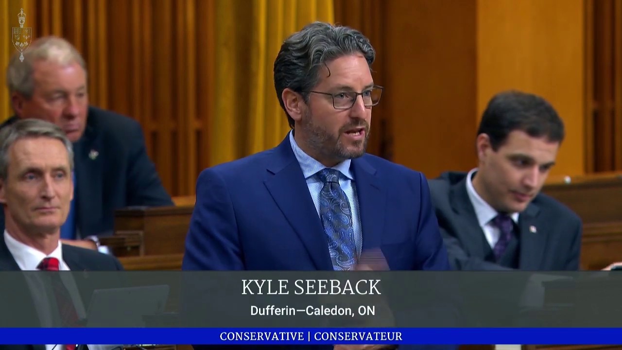 Infrastructure problems in Dufferin-Caledon - MP Kyle Seeback, House of ...