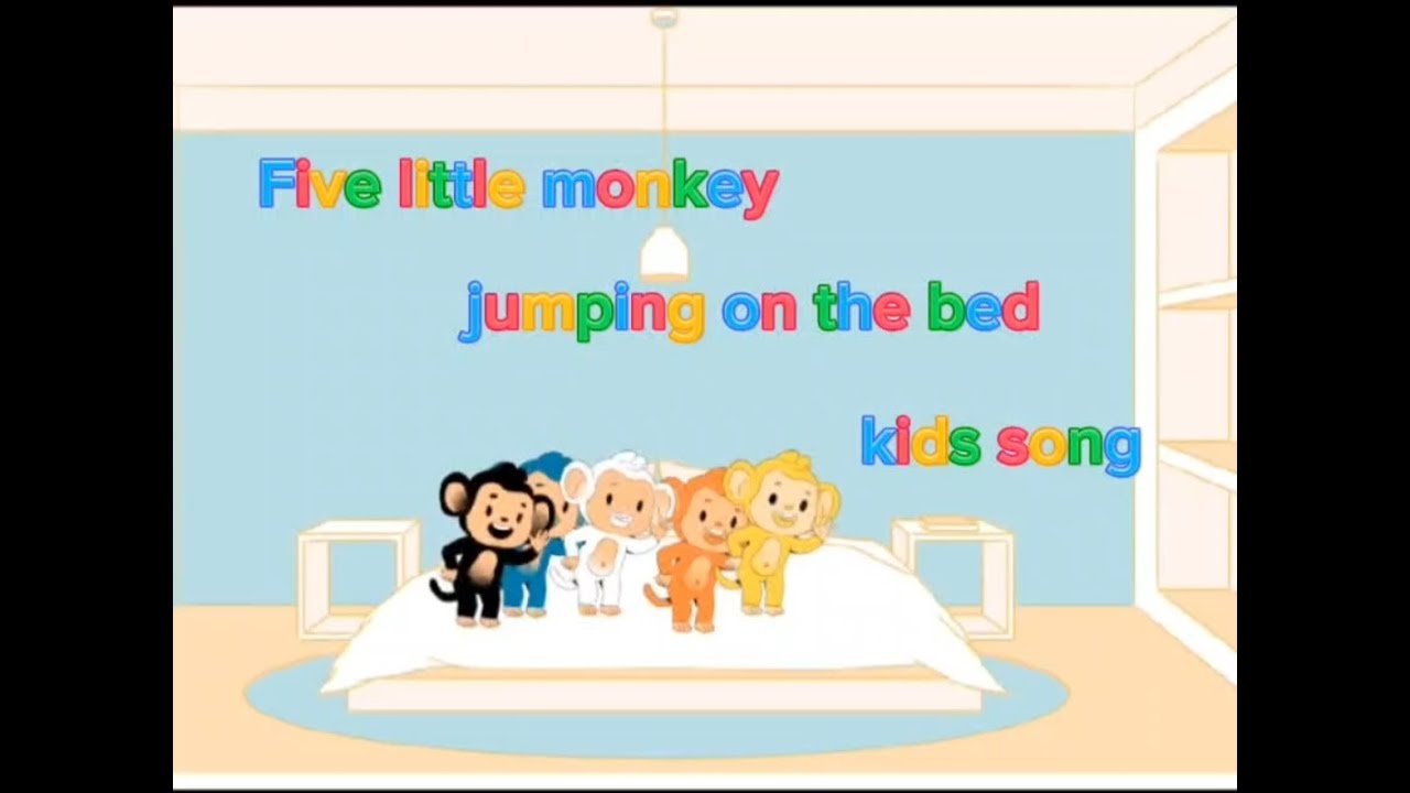 Kids song||Five little monkeys jumping on the bed|| - YouTube