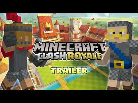 Minecraft Clash Royale Addon Trailer [NEW ADDON/TROOPS/CARDS/DECK/ARENA ...