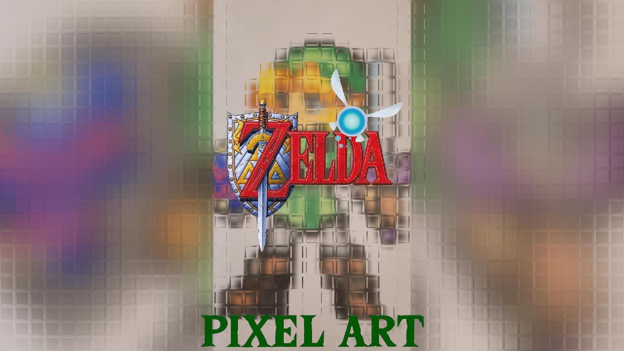 The Legend of Zelda - Link Pixel Art - YouTube