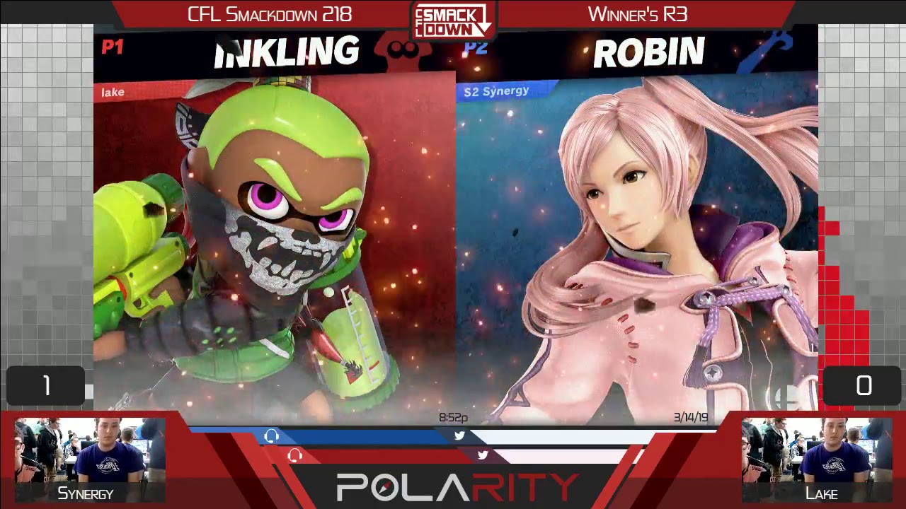 CFL Smackdown Ultimate 218 - Lake (Inkling) vs Synergy (Robin ...