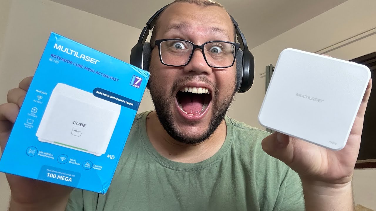 Roteador Cube Mesh AC 1200 Fast Multilaser - YouTube