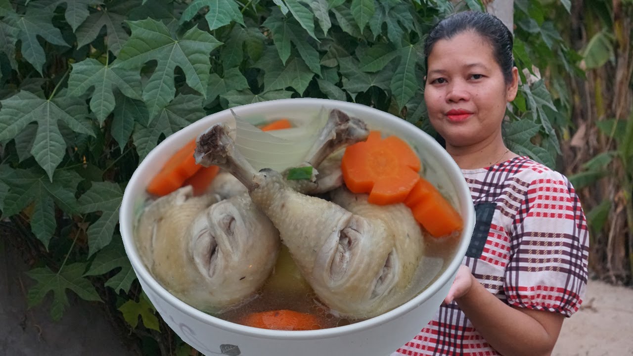 Recipe for cooking chicken soup delicious food - Simple cooking channel ...