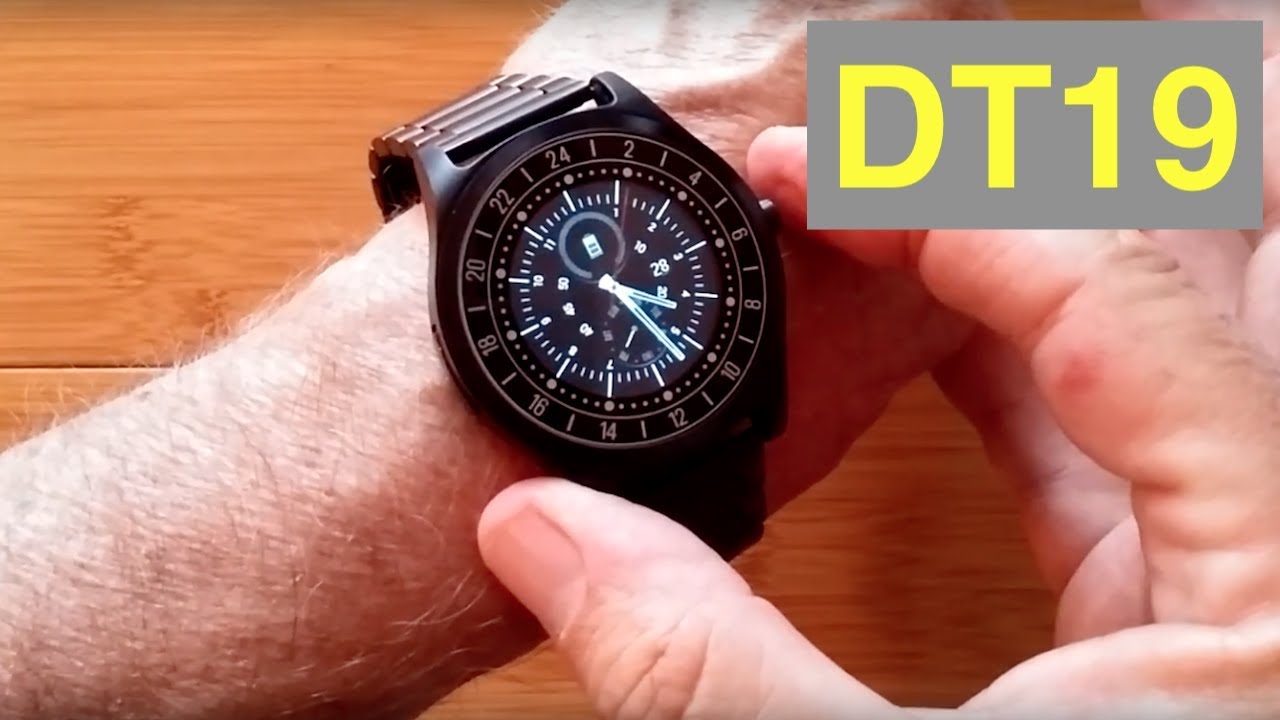 LYNWO DT19 Dress Smartwatch with Weather, Blood Pressure, Fitness ...