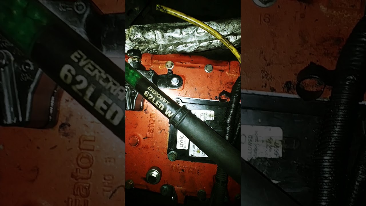 Installing a shifter on an Eaton fuller - YouTube