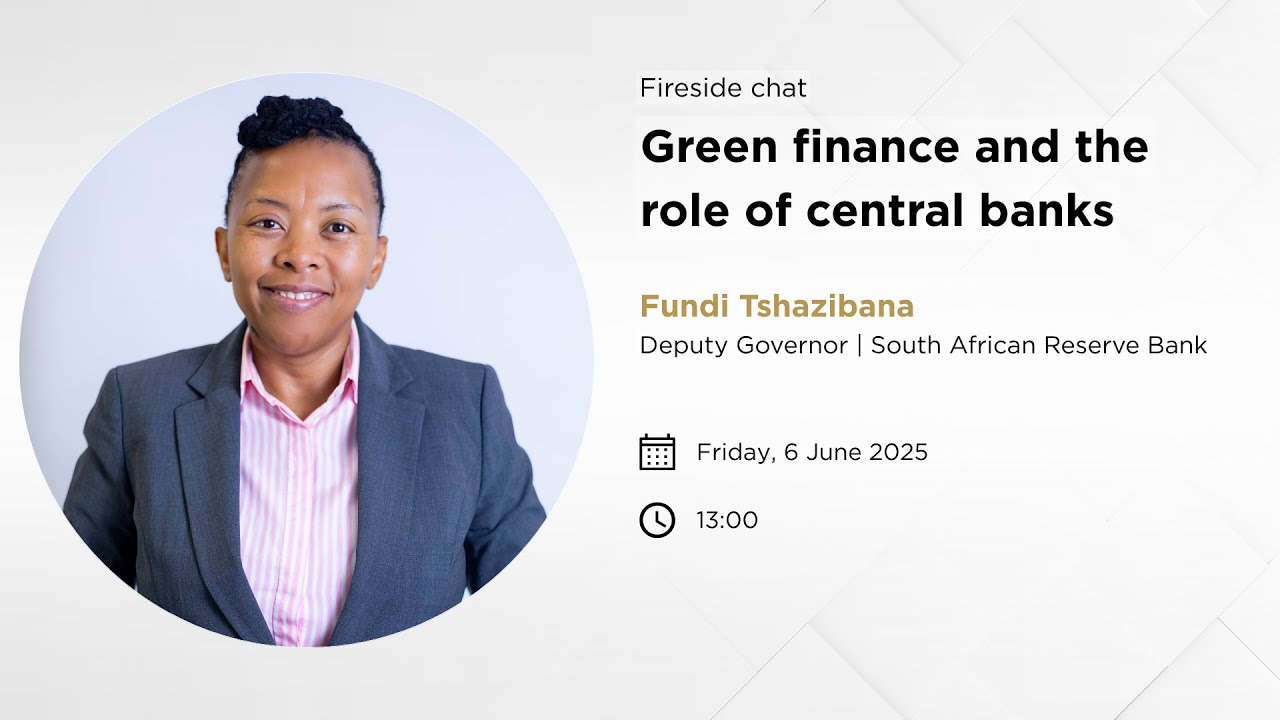 Fireside chat: Green finance and the role of central banks - YouTube
