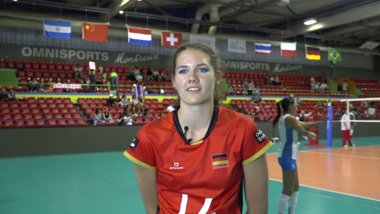 Day 3: Post-match interview with Germany's Marie Schoelzel (eng) - YouTube