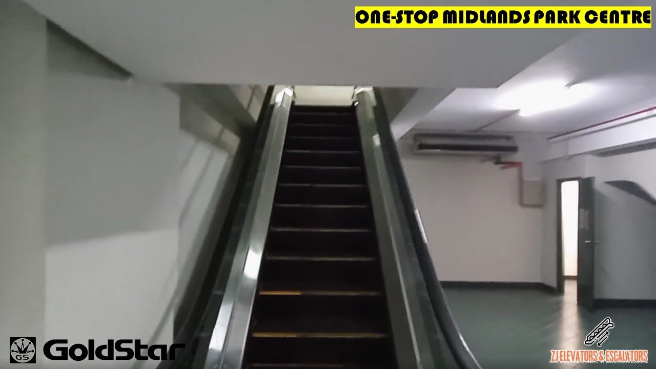 4 Goldstar Escalators (1 OOS) at One-Stop Midlands Park Centre, Penang ...