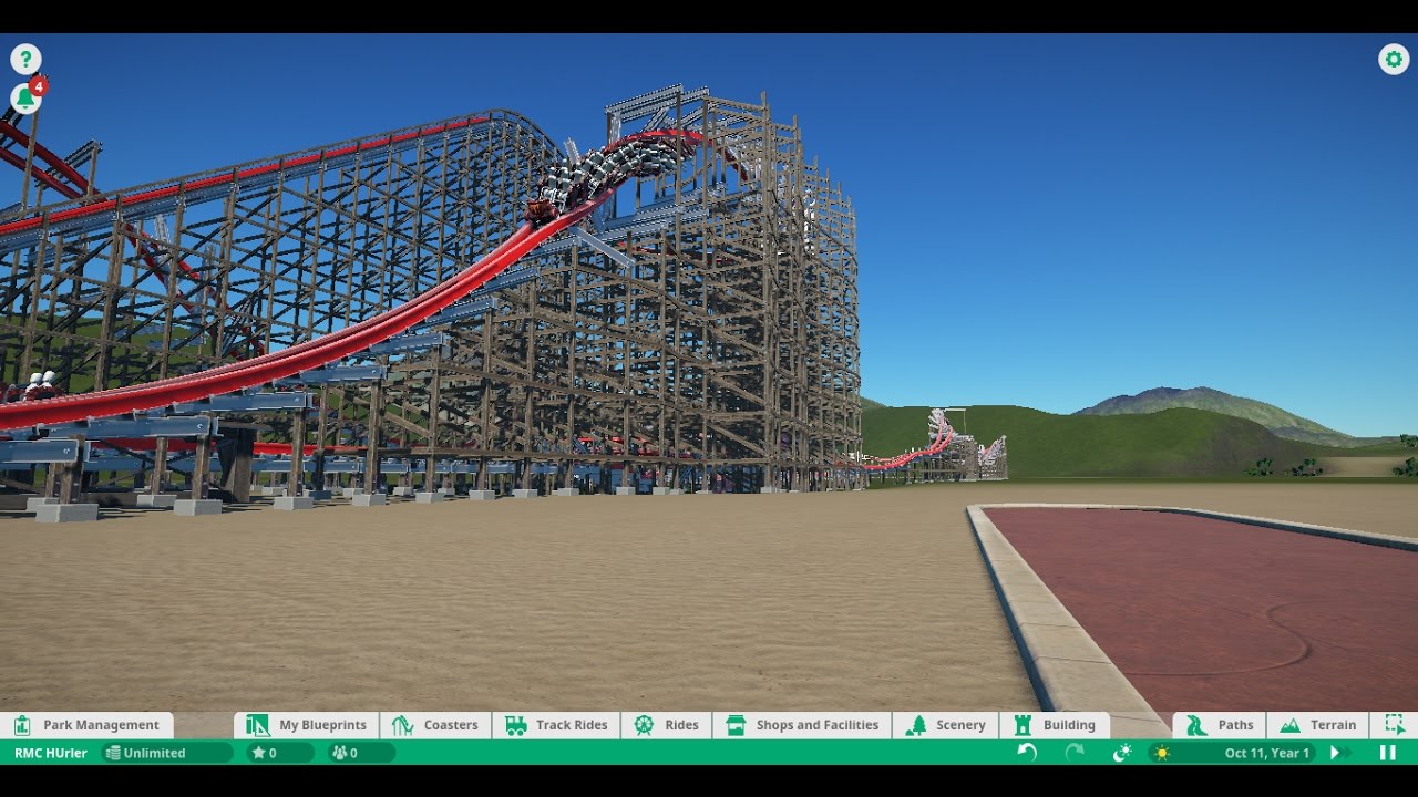 RMC Hurler ( New Hurler Model) Planet Coaster RMC Prediction - YouTube