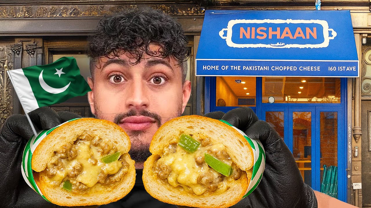 Food Worth Flying For: Pakistani Chopped Cheese - YouTube