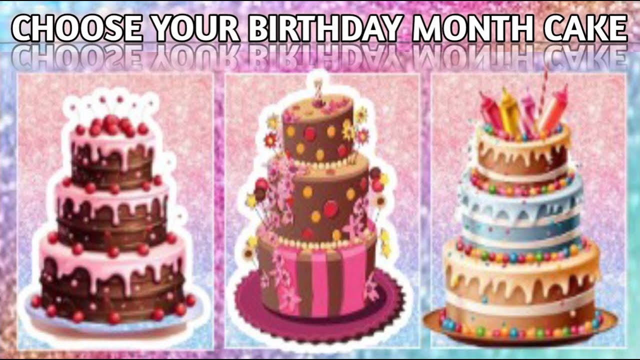Choose your Birthday Month and See your Sweet and Delicious Cake - YouTube