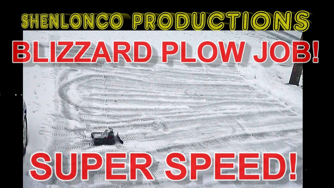 kyosho blizzard FR snow cat plowing - YouTube