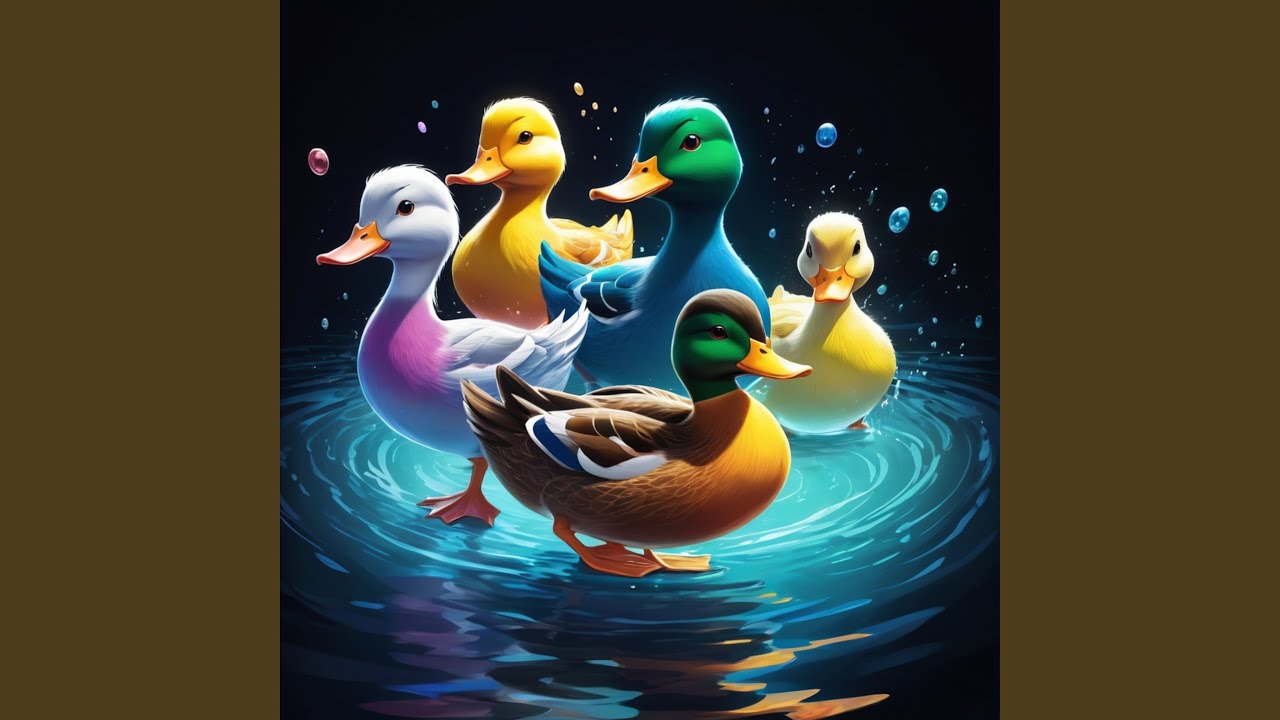 Quack goes the duck, five colors in a row - YouTube