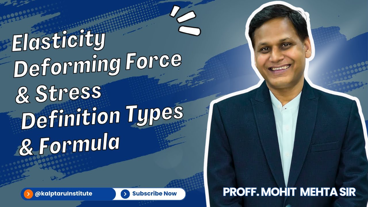 Elasticity, Deforming Force & Stress | Physics | Definition, Types ...