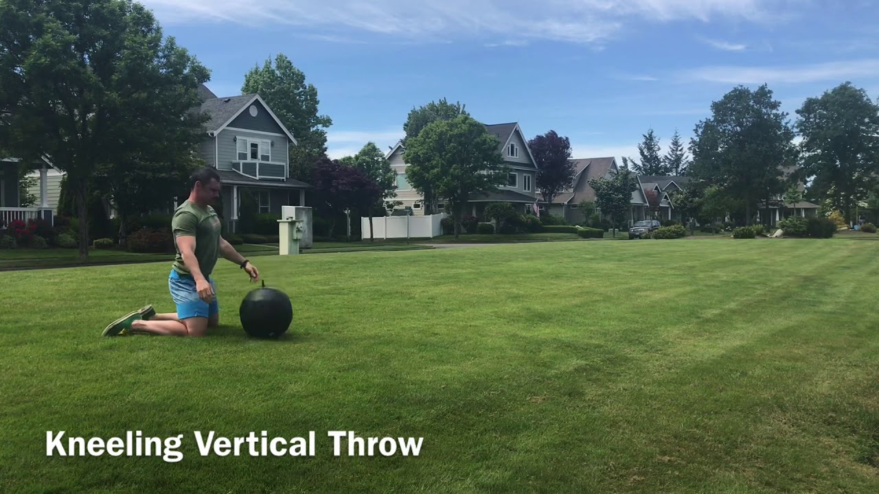 Kneeling Vertical Throw - YouTube