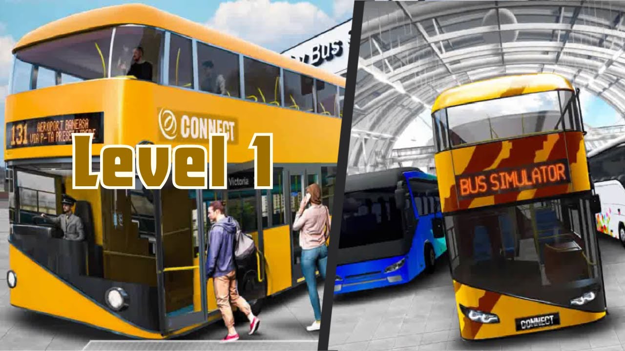 Bus Driving Bus Simulator - Level 1 - YouTube