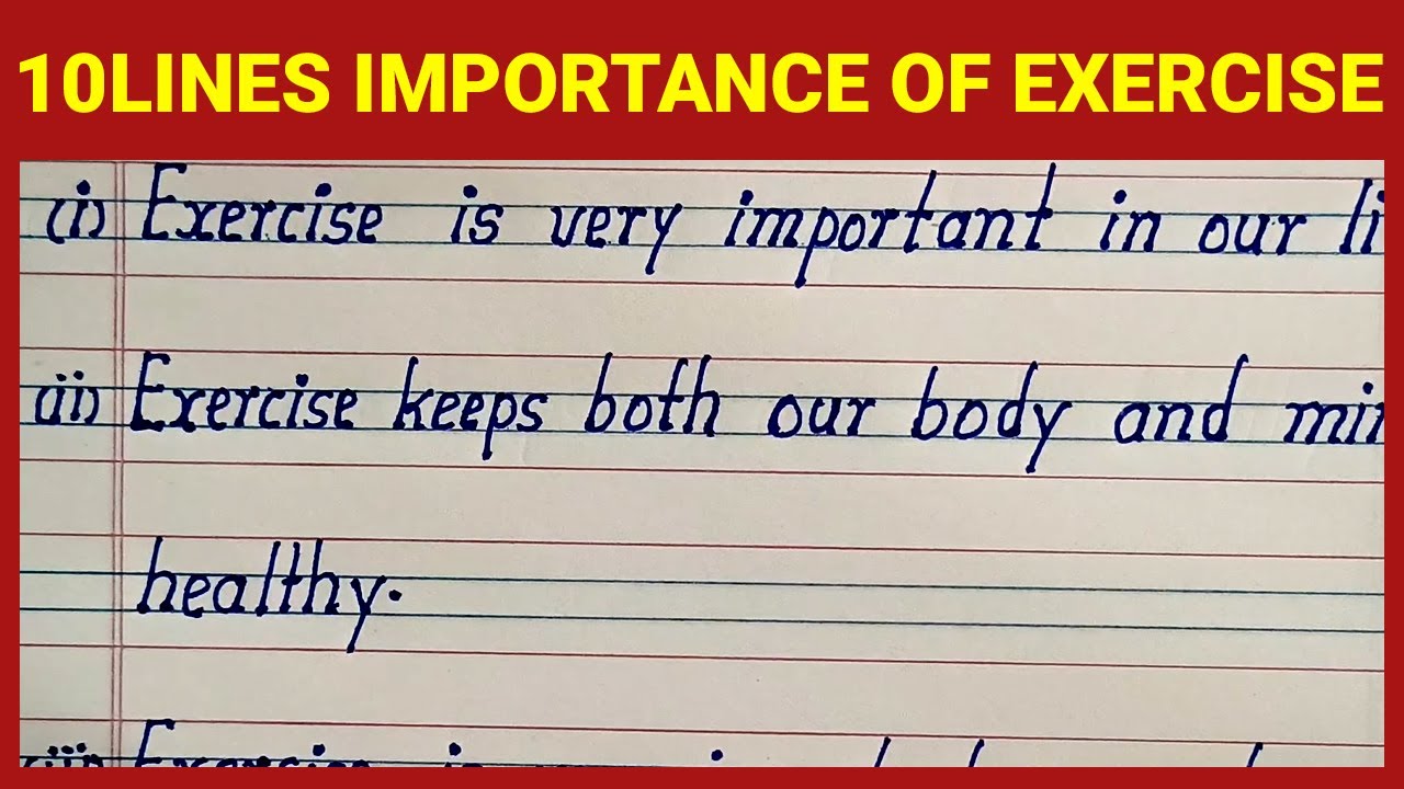 10 Lines English Essay on Importance of Exercise | Best 10 Points ...