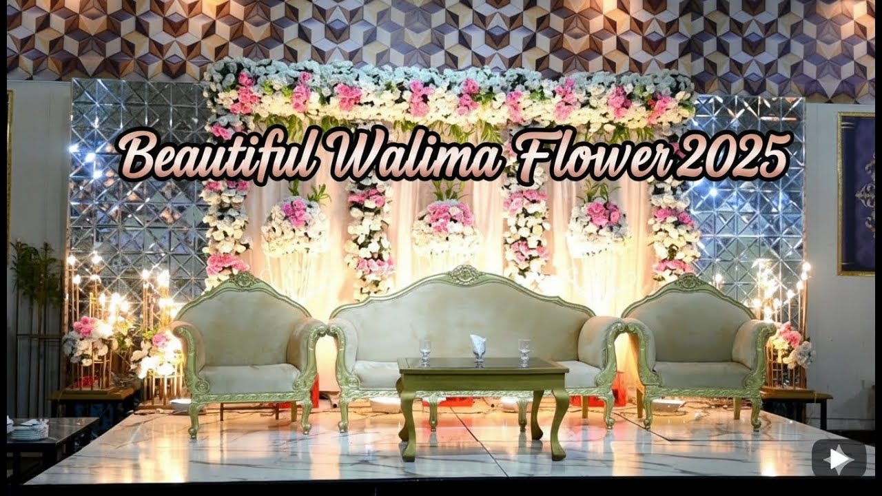 CRYSTAL MARQUEE || WALIMA RECEPTION DECORATION || SP DECORATION ...