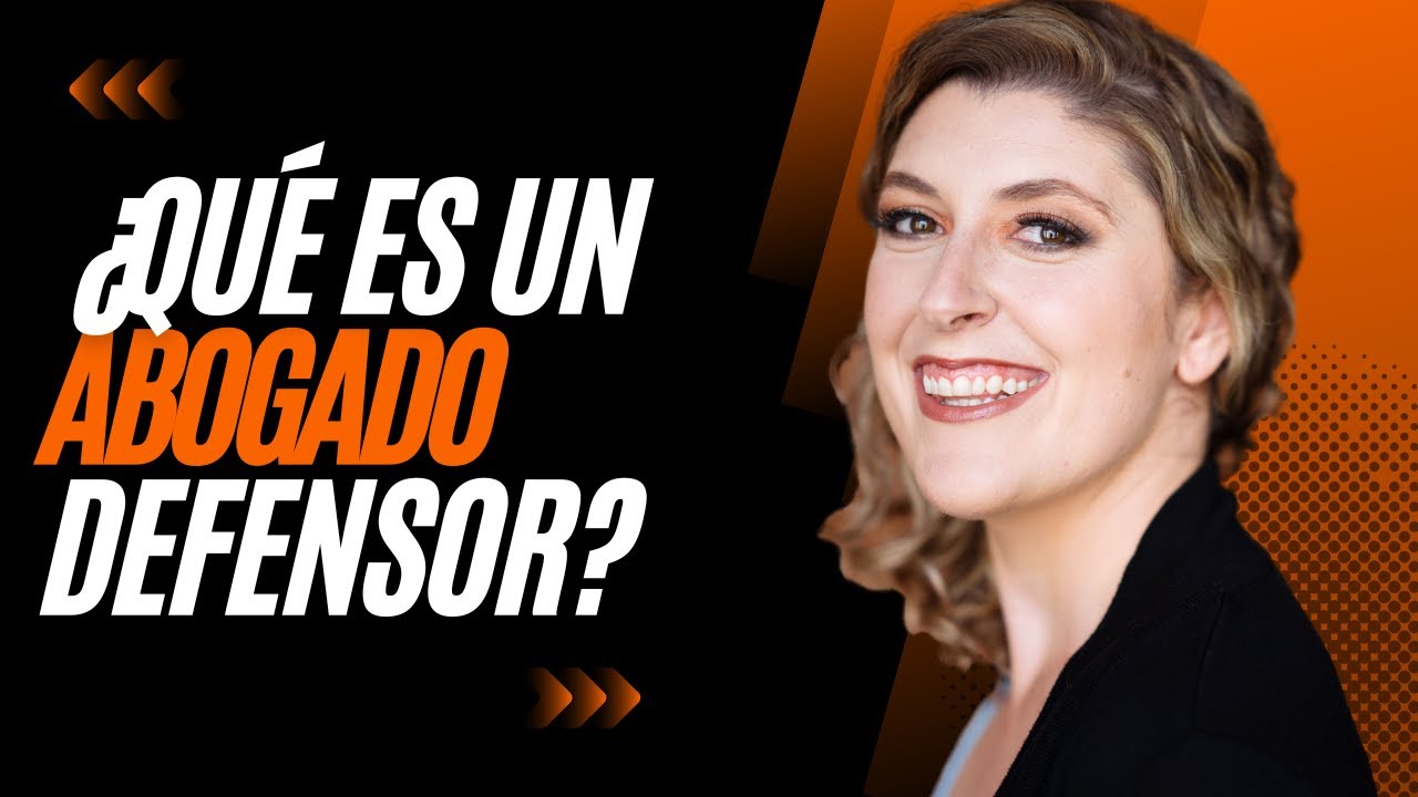 ¿Qué es un abogado defensor? - YouTube