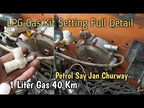 Auto Rickshaw LPG Gas Setting 1 Liter Gas 40 Km | Full Detail Gas Kit ...