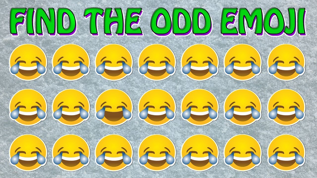 Odd one Out - Find the Odd Emoji game - - YouTube