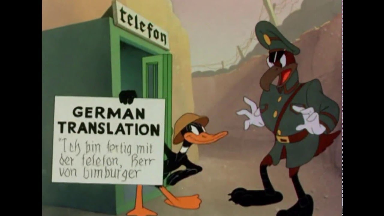 Daffy Duck - Daffy The Commando (1943) - Classic Animated Cartoon - YouTube