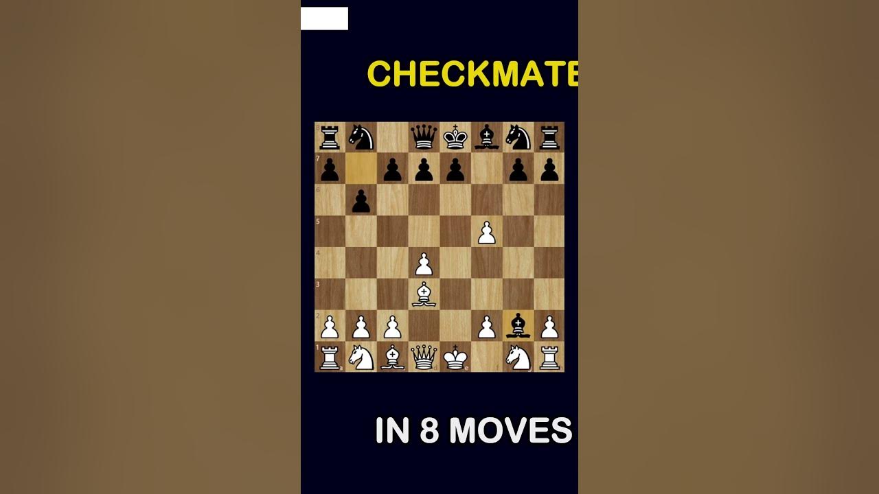 Brilliant Checkmate in 8 Moves || Chess - YouTube